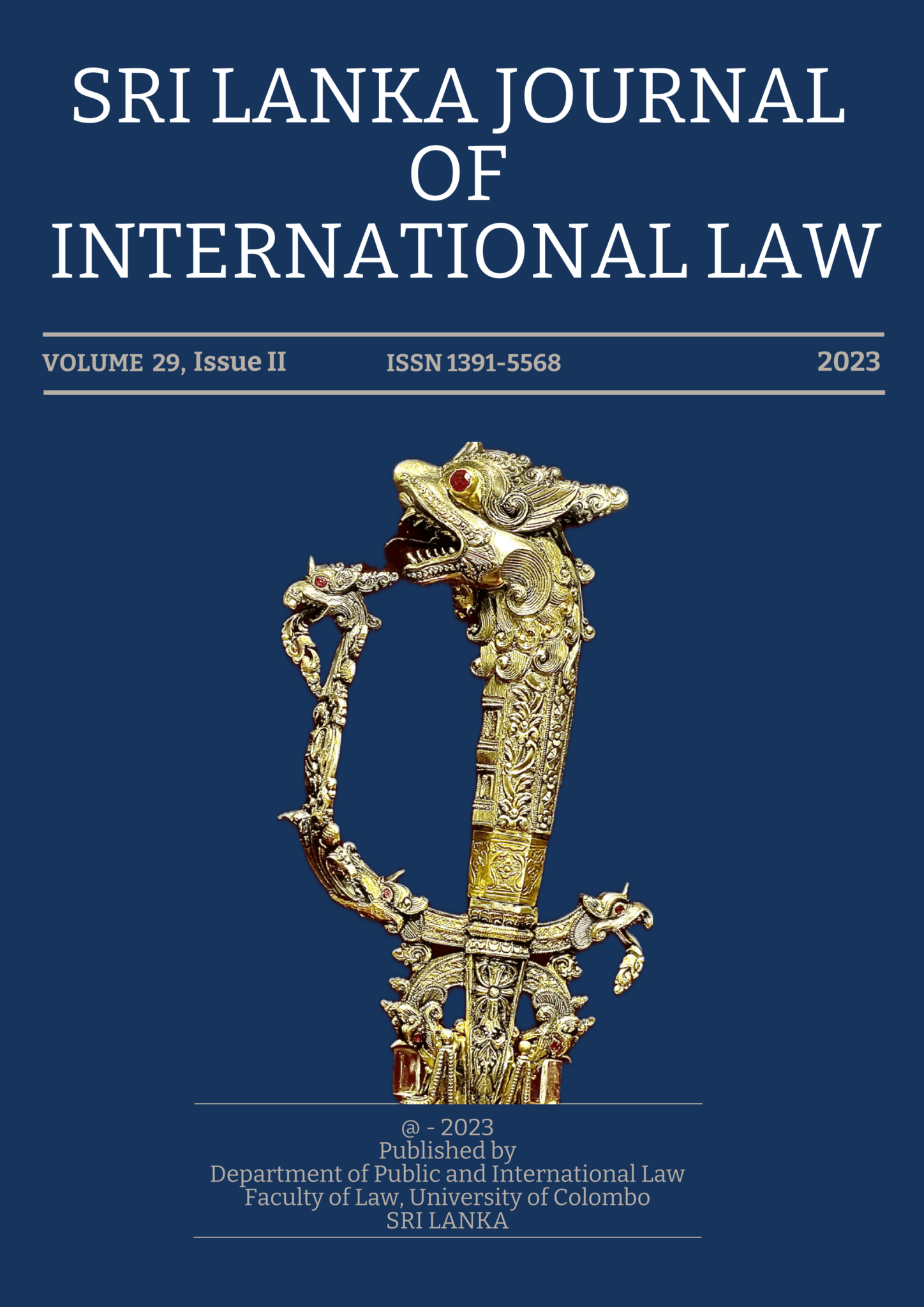 Volume 29, Issue II (2023) – Cover Picture Description – Sri Lanka ...